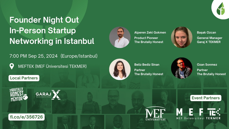 Founder Night Out: In-Person Startup Networking in Istanbul