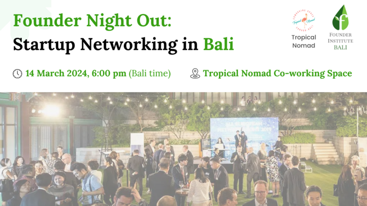 Founder Night Out: In-Person Startup Networking in Bali