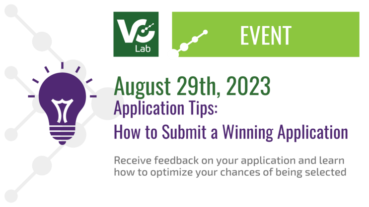[VC Lab] Application Tips: How to submit a winning application - RSVP