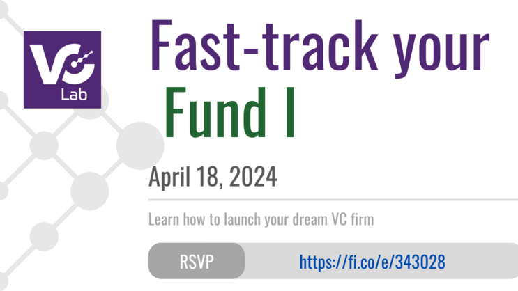 [VC Lab] Fast track your Fund I - RSVP